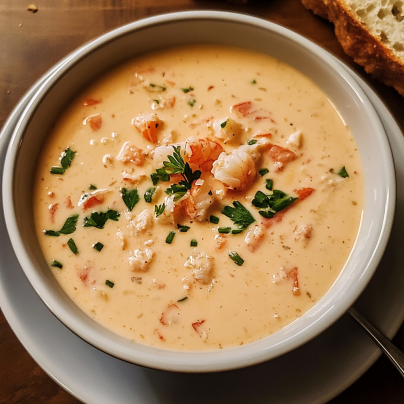 Creamy Crab and Shrimp Seafood Bisque – Her Feast