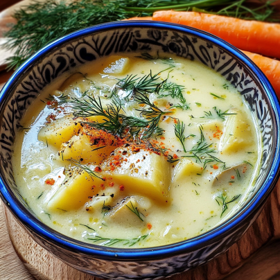 Creamy Potato & Dill Soup – Her Feast