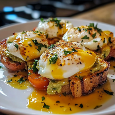 Potato Avocado Toast with Perfectly Poached Eggs – herfeast.com