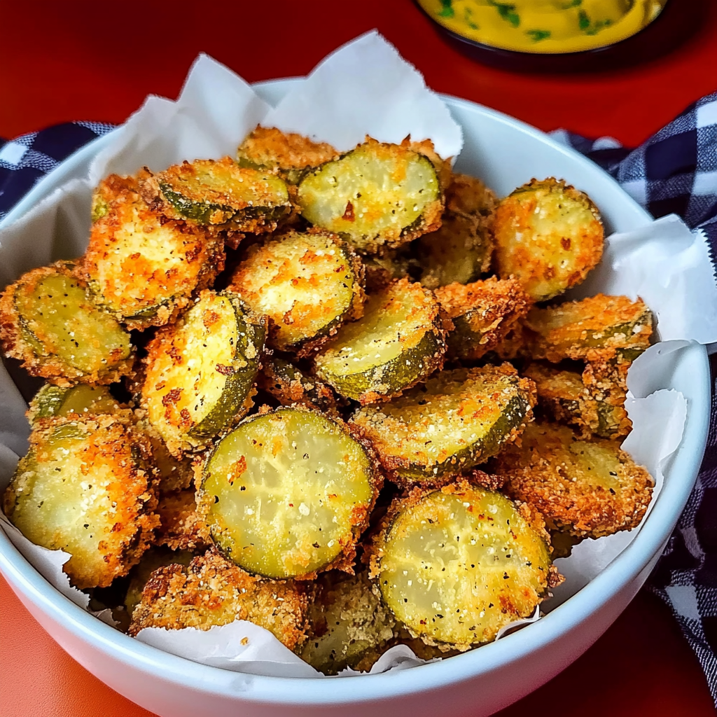 Air Fryer Crunchy Fried Pickles – Her Feast