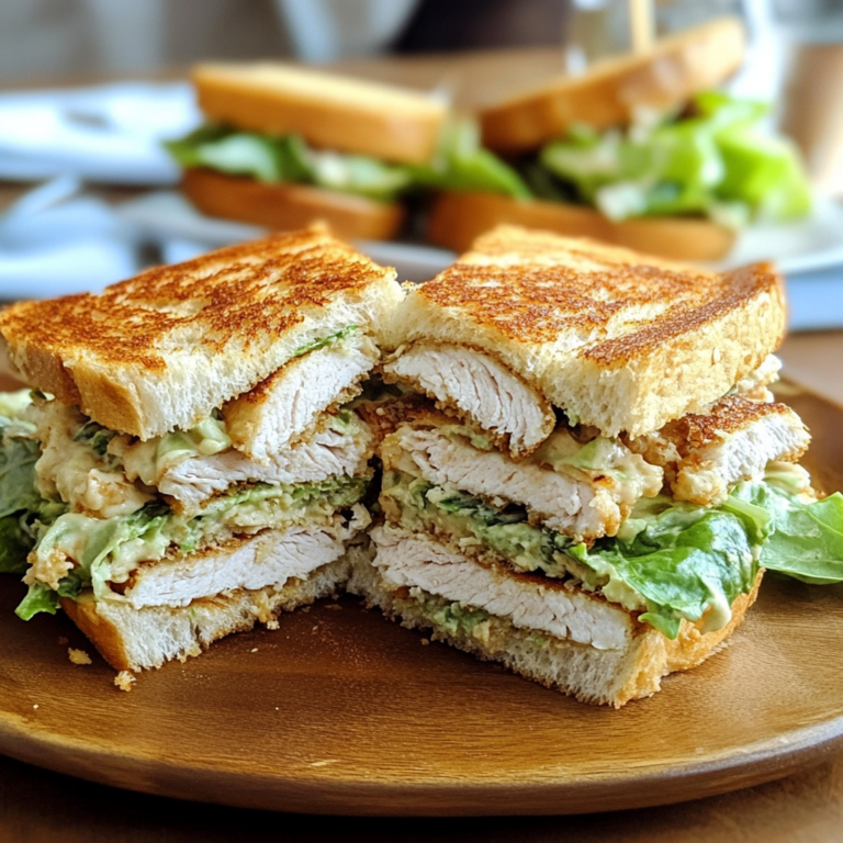 Chicken Caesar Salad Sandwiches – Her Feast