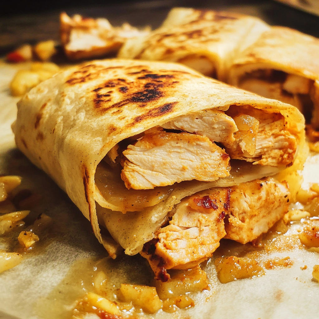 Easy Chicken Wraps – herfeast.com