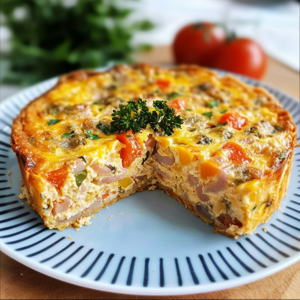 Crustless Tuna Quiche – herfeast.com