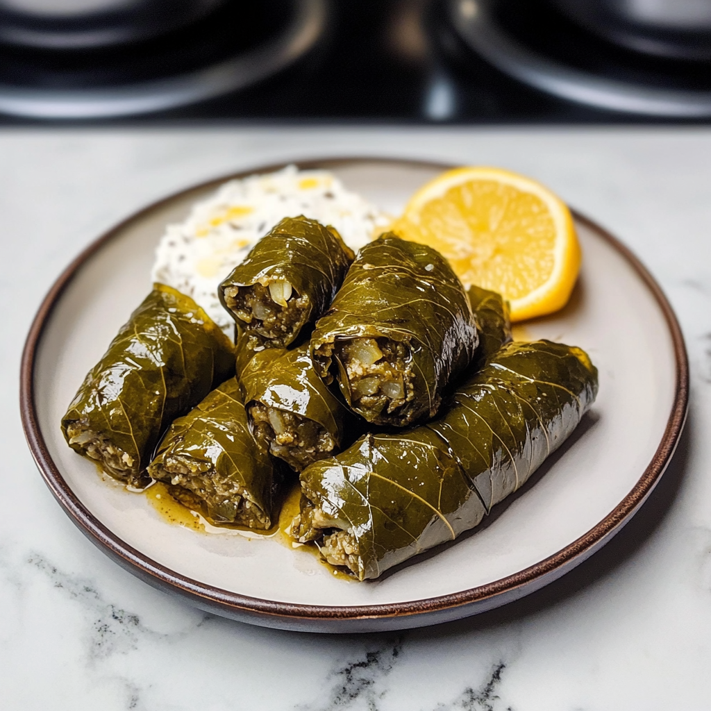 Dolmas Stuffed Grape Leaves – Her Feast
