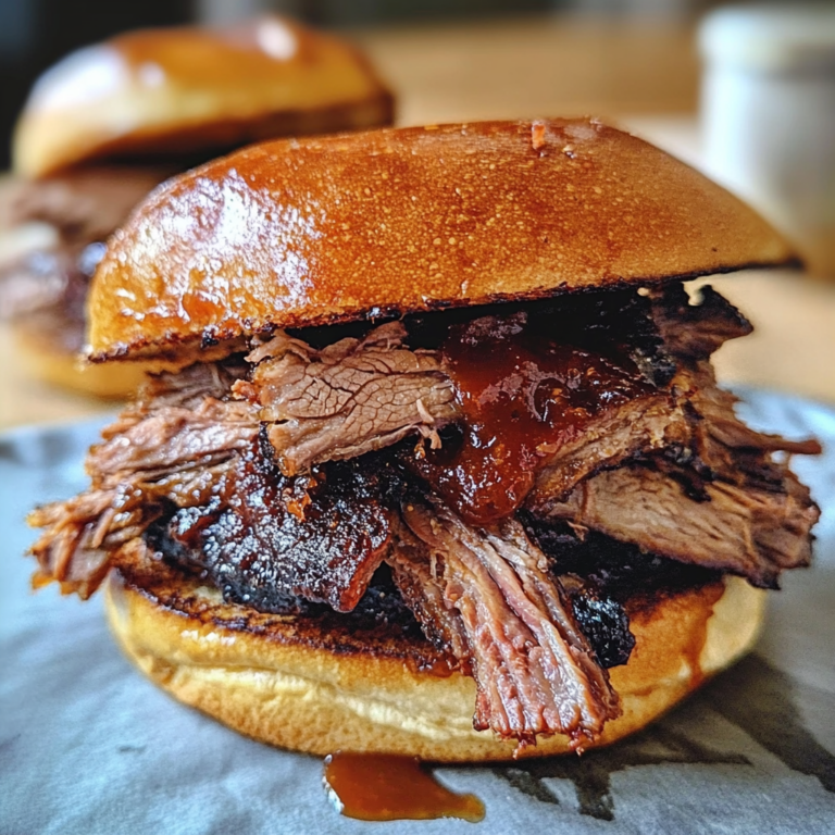 Easy BBQ Beef Brisket Sandwiches – herfeast.com