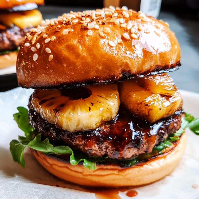 Hawaiian Teriyaki Pineapple Burgers – herfeast.com