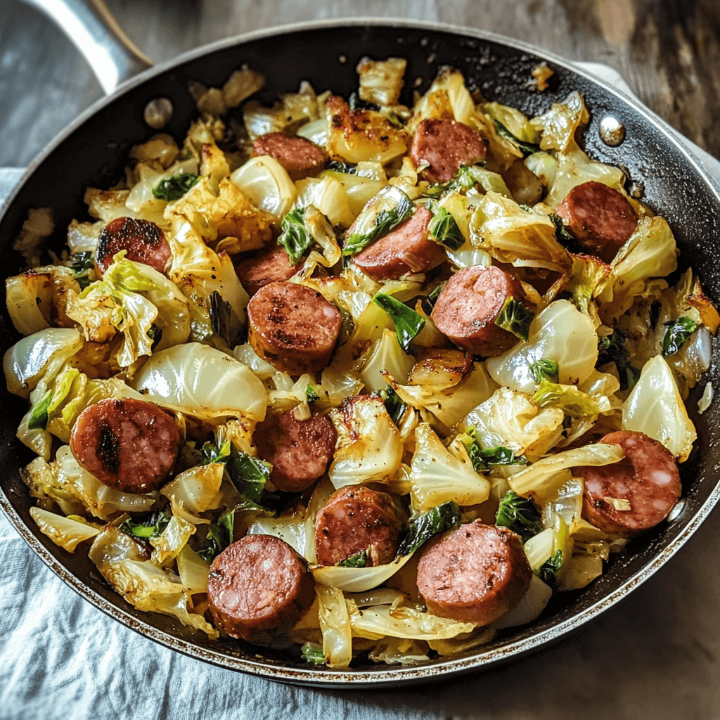 Kielbasa and Cabbage Skillet – Her Feast