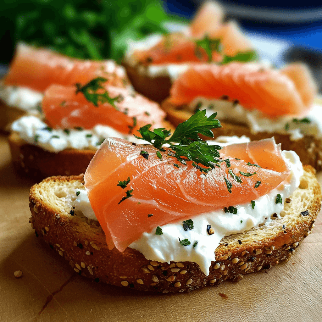 Smoked Salmon and Cream Cheese Toast – Her Feast