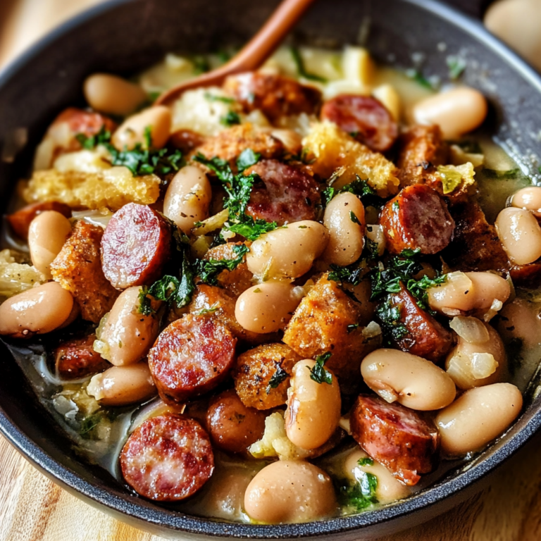 White Bean & Smoked Sausage Skillet – Her Feast