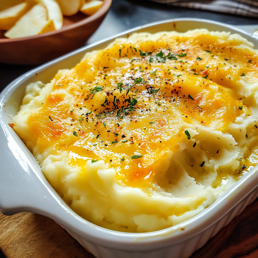 Cheesy Garlic Mashed Potatoes – herfeast.com