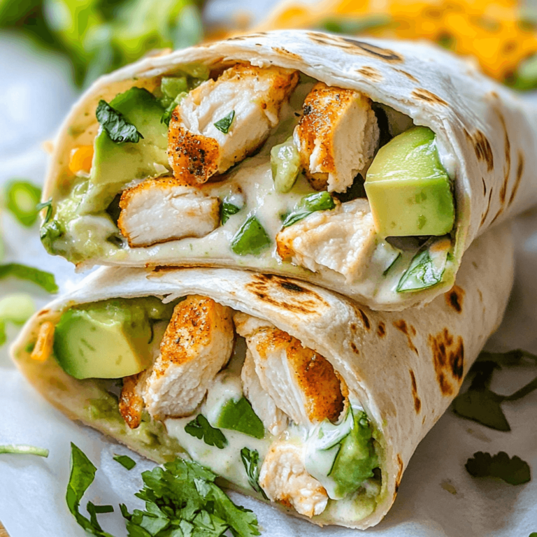 Chicken Avocado Ranch Burritos – Her Feast