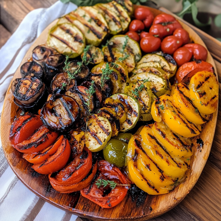 Grilled Vegetable Platter with Balsamic Glaze – Her Feast